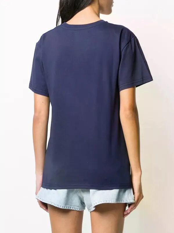Alberta Ferretti Love Sequin T-shirt - Blue