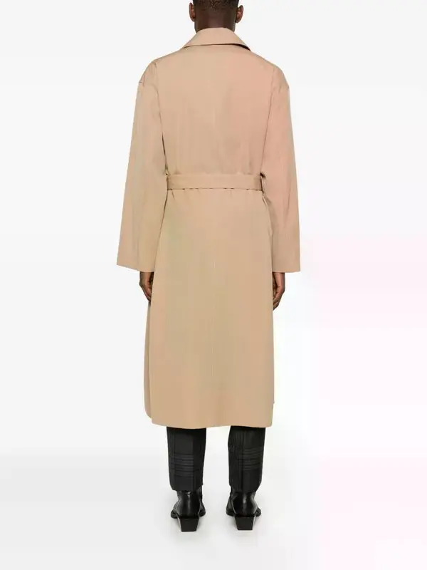 JIL SANDER Wool Gabardine Trench Coat