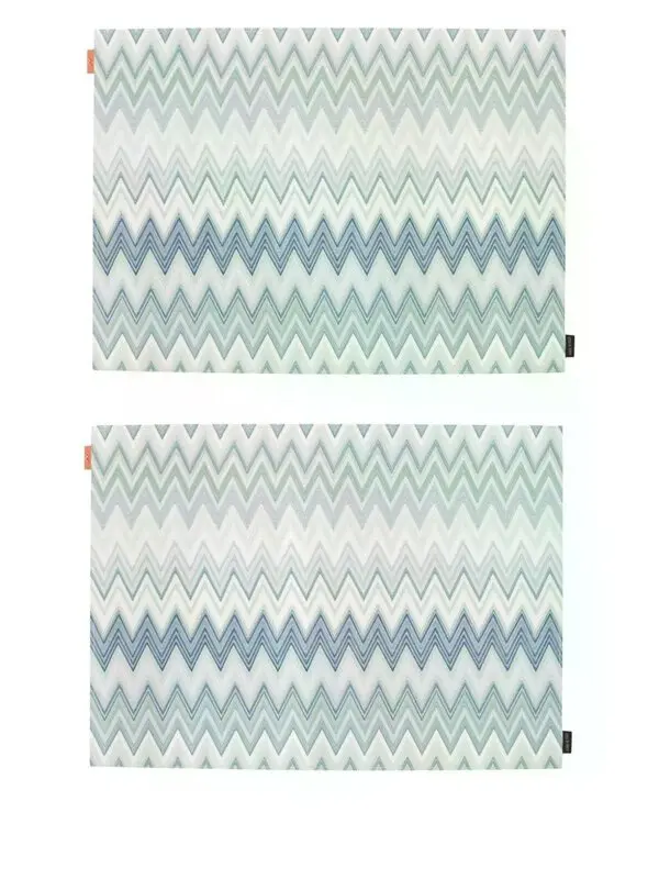 Missoni Zig-zag Placemats - Blue