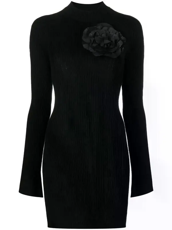 Blumarine Cut-out Wool Mini Dress