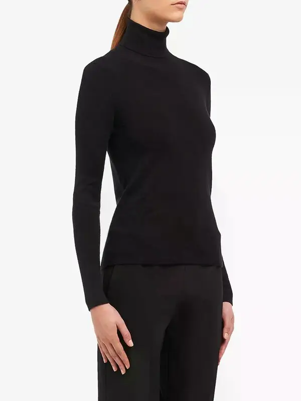 Prada Cashmere And Silk Roll-neck Jumper