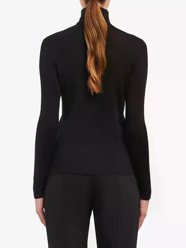 Prada Cashmere And Silk Roll-neck Jumper