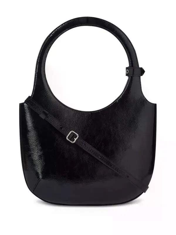 COURREGES Holy Leather Tote Bag - Black