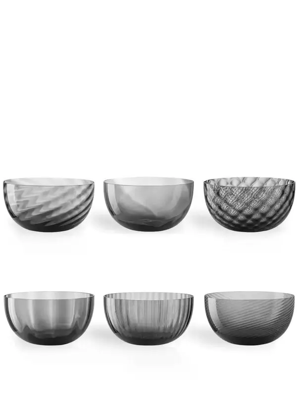 NASONMORETTI Idra Glass Cups - Black
