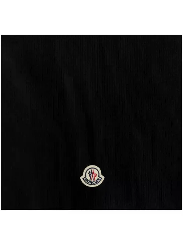 Moncler Logo-patch Scarf - Black
