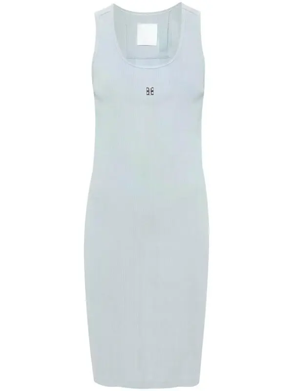 Givenchy 4g-plaque Midi Dress - Blue