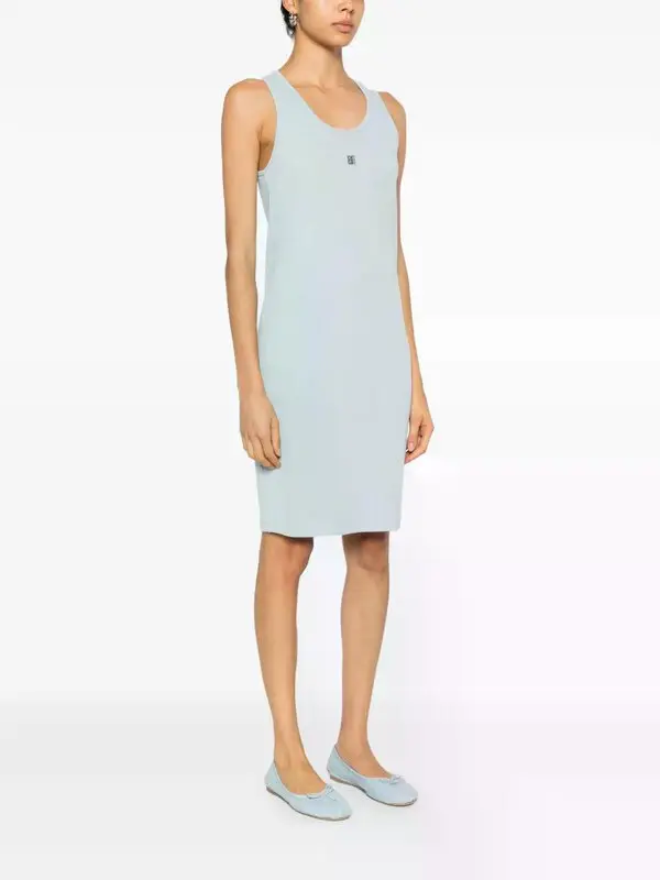 Givenchy 4g-plaque Midi Dress - Blue