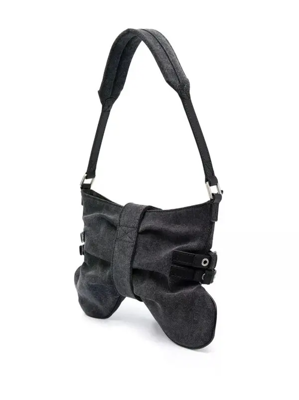 Blumarine Butterfly Leather Shoulder Bag