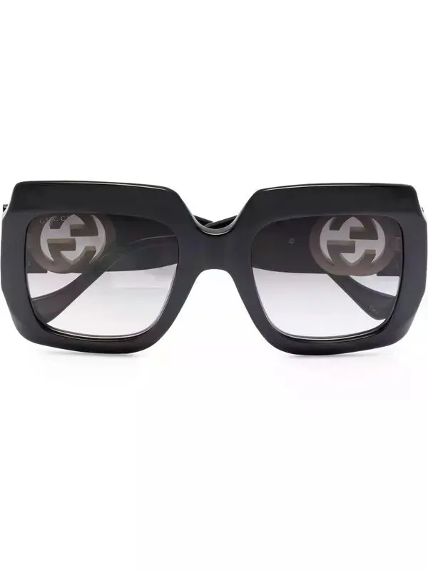 Gucci Oversized Square Sunglasses - Black
