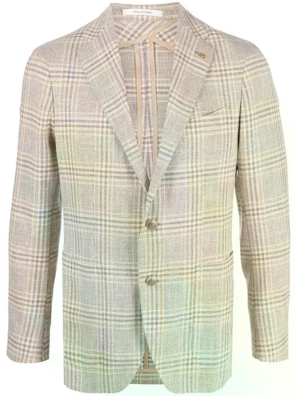 Tagliatore Plaid-check Print Blazer