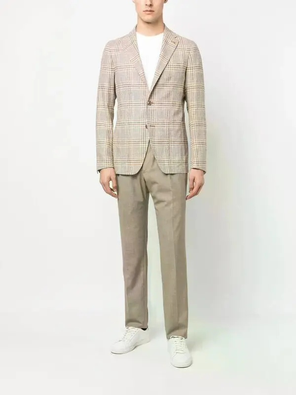 Tagliatore Plaid-check Print Blazer