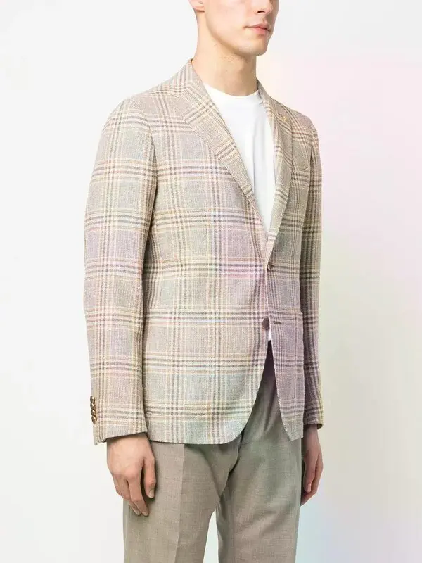 Tagliatore Plaid-check Print Blazer