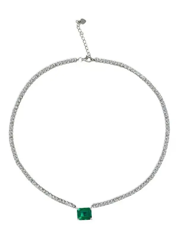 JUWELINA PARIS Ipanema Tennis Necklace - Silver