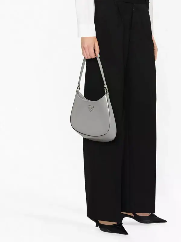 Prada Cleo Brushed Leather Shoulder Bag