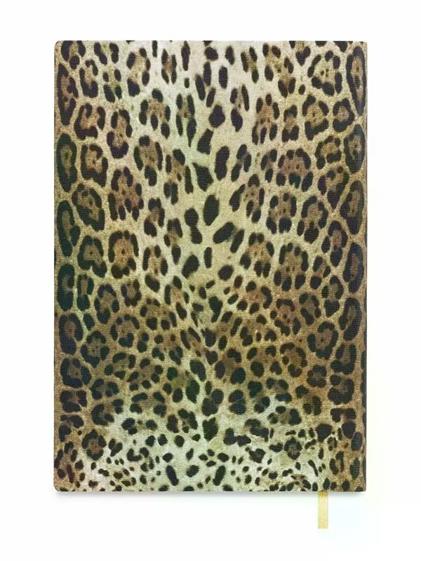 Dolce & Gabbana Medium Leopard-print Leather Blank Notebook