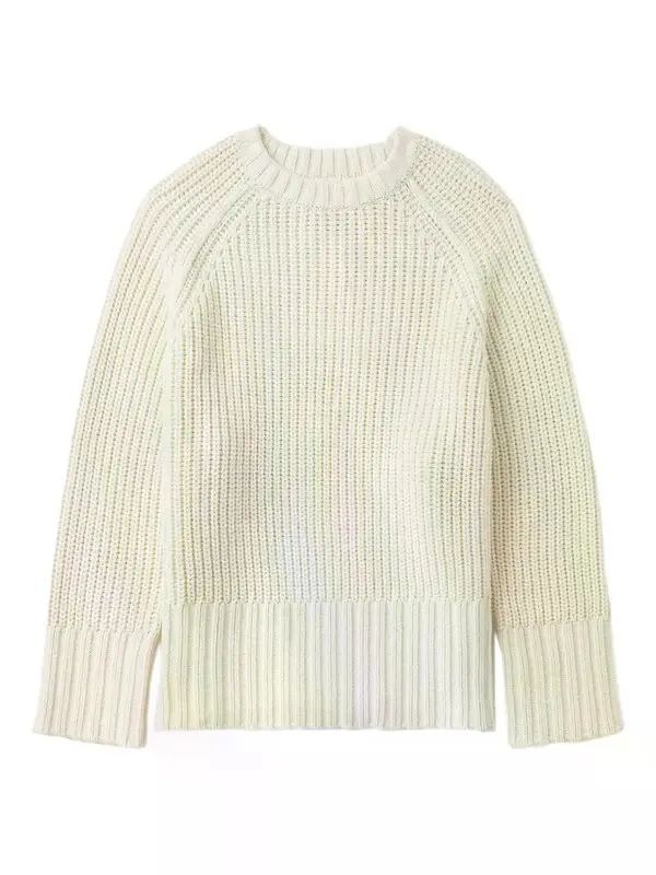 LOW CLASSIC Ribbed Crewneck Sweater