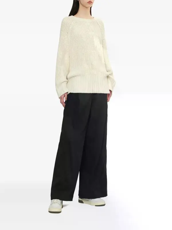 LOW CLASSIC Ribbed Crewneck Sweater