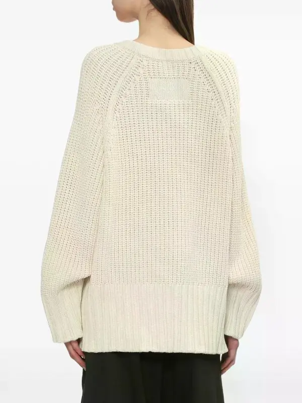 LOW CLASSIC Ribbed Crewneck Sweater