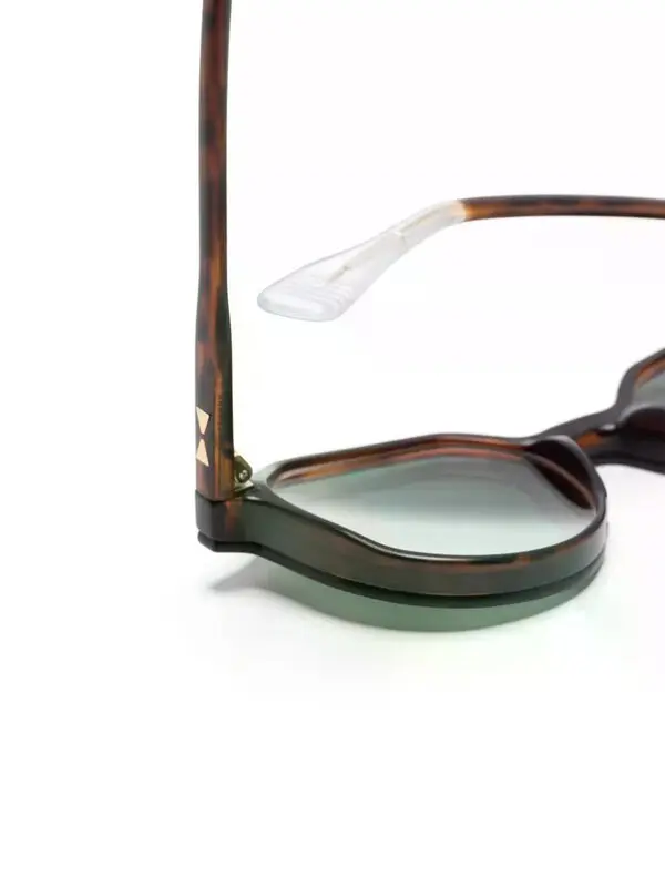 SNOB Clubber Round-frame Glasses With Clip-on Lenses