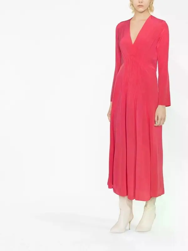 Isabel Marant Étoile Nemalia Ruched Midi Dress