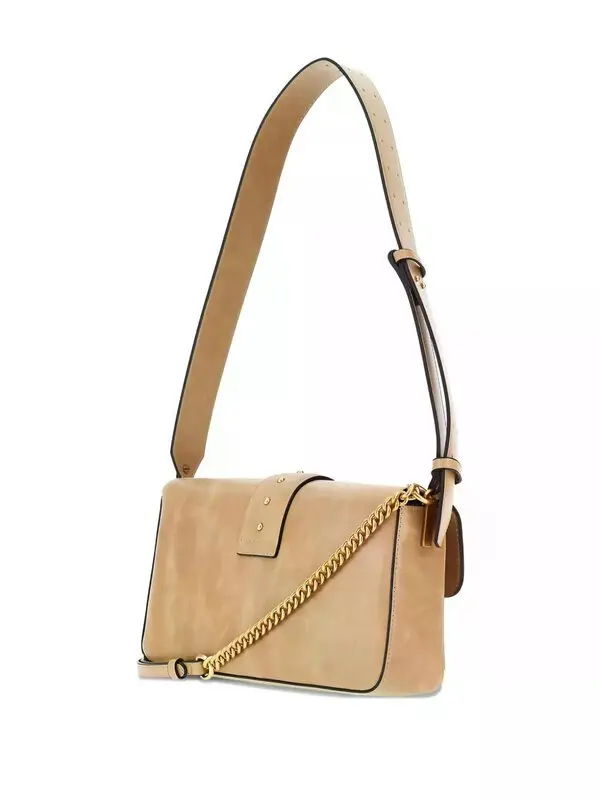 Pinko Love Birds Motif Shoulder Bag - Neutrals