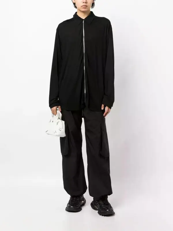 POST ARCHIVE FACTION Zip-up Lyocell Jacket