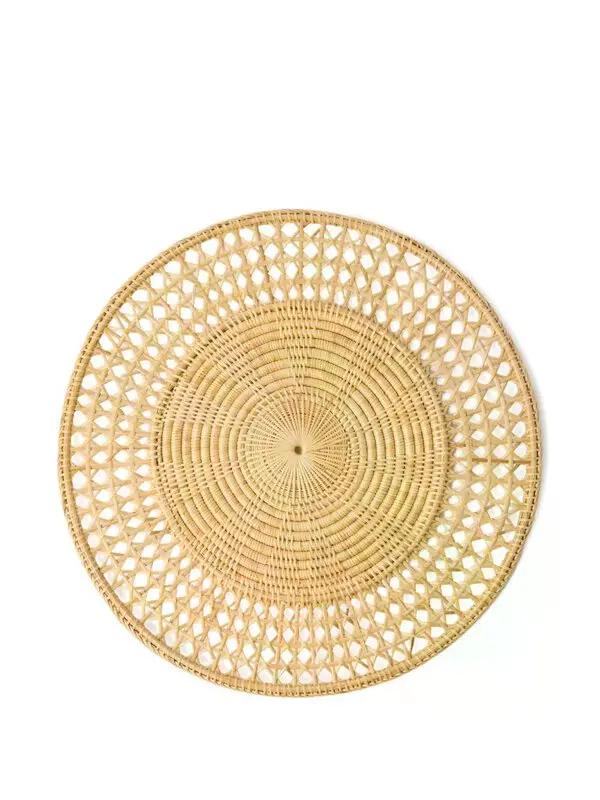 CABANA Woven Sabbia Round Tray