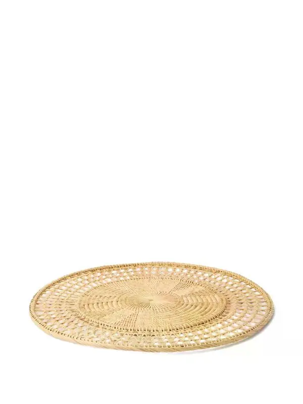 CABANA Woven Sabbia Round Tray
