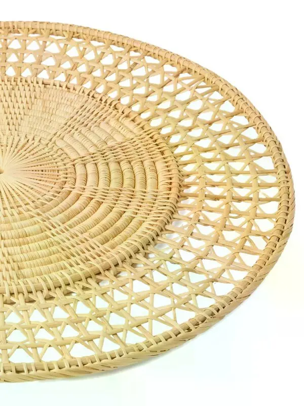 CABANA Woven Sabbia Round Tray