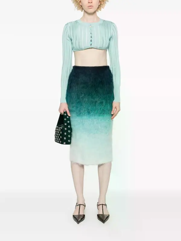 Casablanca Gradient Ankle-length Skirt