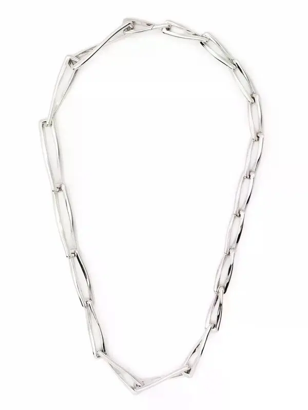 MISSOMA Graduated Chunky Twisted Link Necklace - Silver