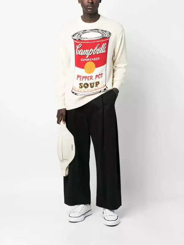 Junya Watanabe X Andy Warhol Intarsia Knit Jumper