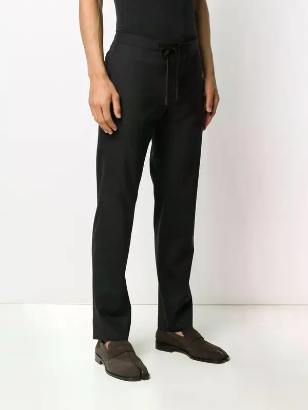 MAISON MARGIELA Four-stitch Detail Tailored Trousers - Black