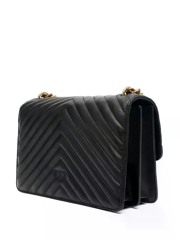 Pinko Medium Love One Chevron-quilted Shoulder Bag
