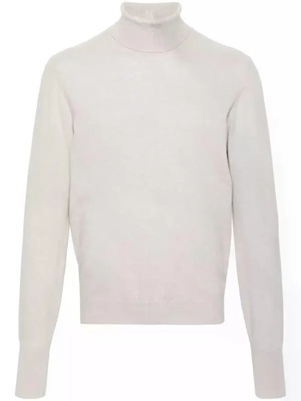 DRUMOHR Cashmere Roll Neck Sweater - Neutrals