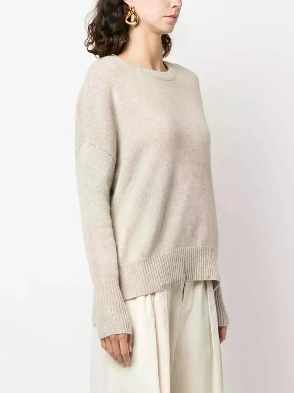 LISA YANG Extra-long Sleeved Cashmere Jumper - Neutrals