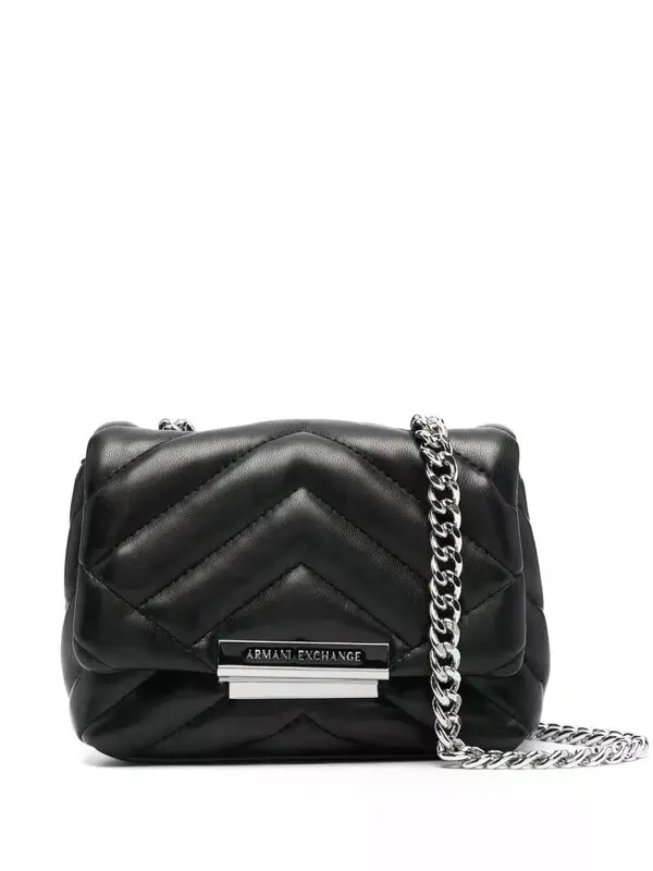 Armani Exchange Chevron-quilted Mini Bag