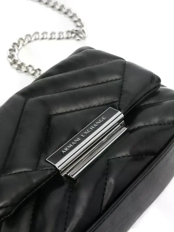 Armani Exchange Chevron-quilted Mini Bag