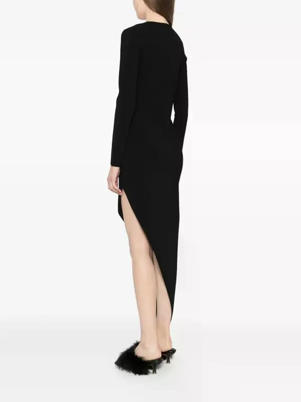 Alexander Wang Asymmetric Ribbed Midi Skirt