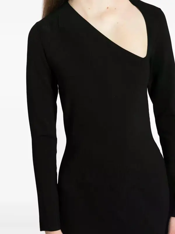 Alexander Wang Asymmetric Ribbed Midi Skirt