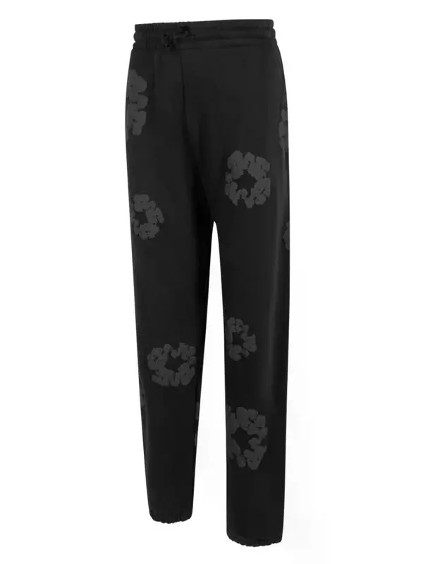 DENIM TEARS Cotton Wreath-print Track Pants