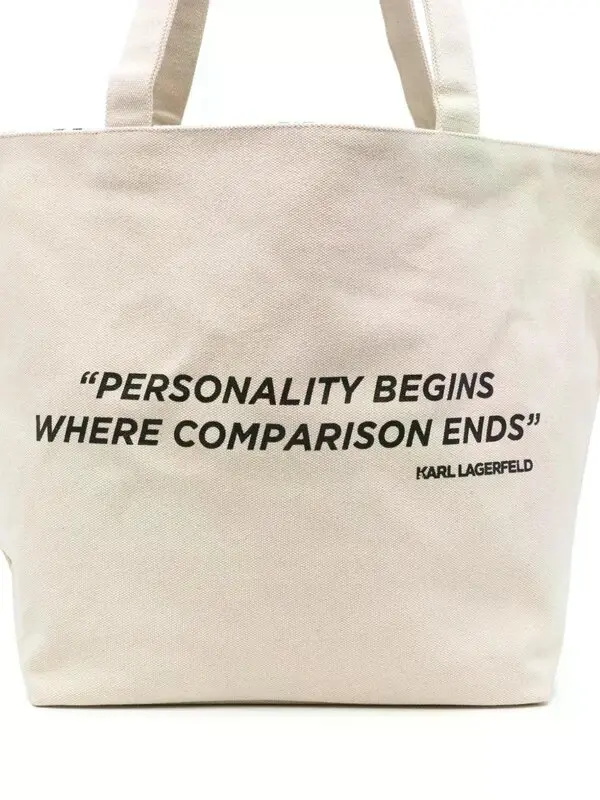 Karl Lagerfeld Cotton Tote Bag