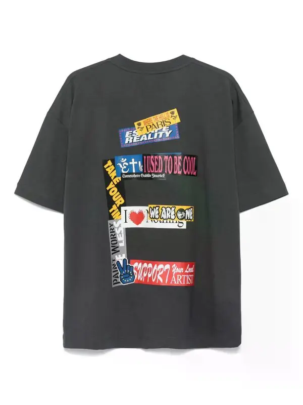 Études Studio Sticker-print T-shirt