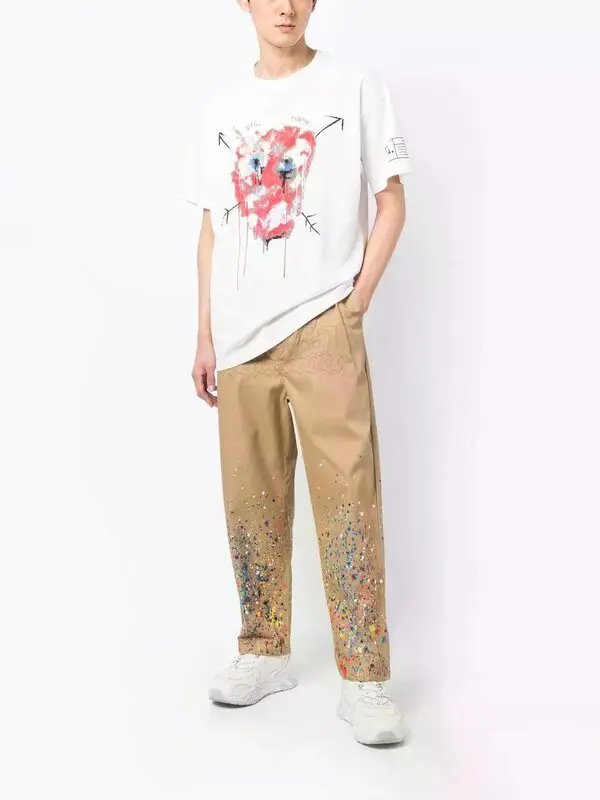 HACULLA. Cotton Paint-splatter Trousers