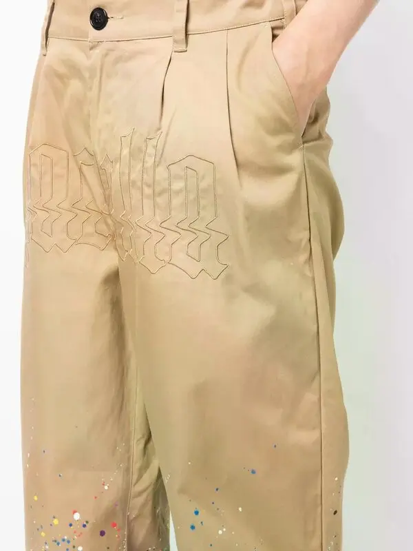 HACULLA. Cotton Paint-splatter Trousers