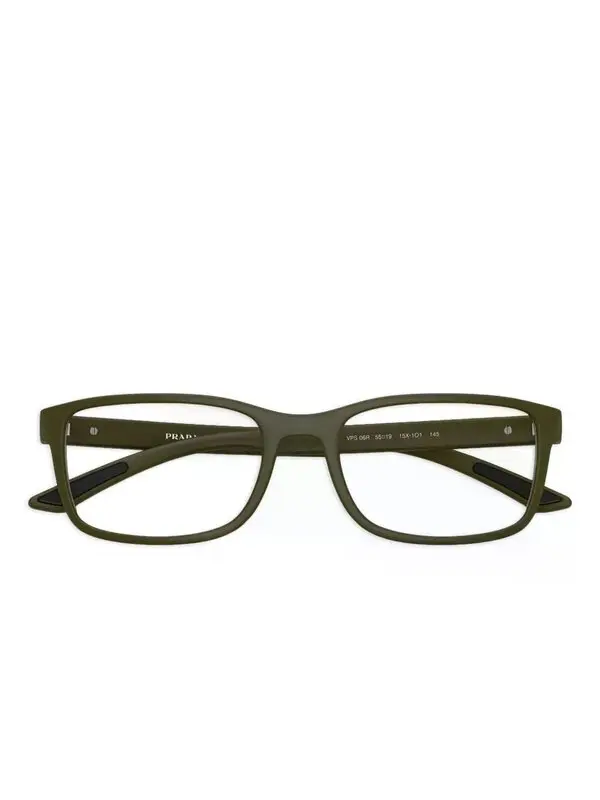 Prada Rectangle-frame Glasses - Green