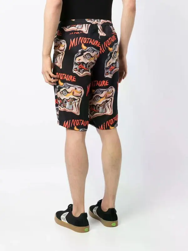 ENDLESS JOY Minotaure Bermuda Shorts - Multicolour