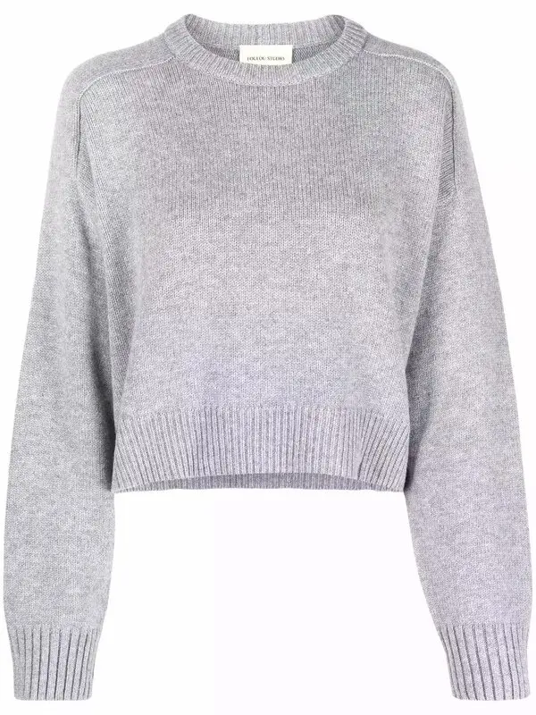 Loulou De Saison Ribbed-trim Cropped Jumper