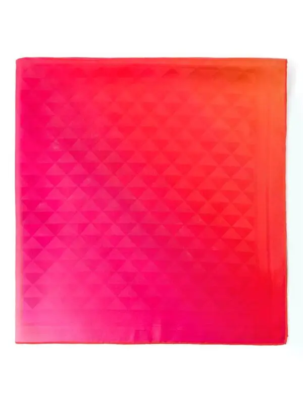 Prada Printed Silk Scarf - Pink