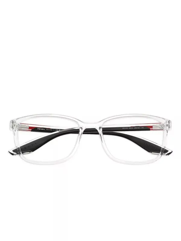 Prada Linea Rossa Transparent Eyeglasses